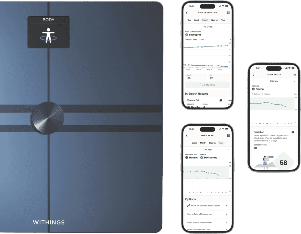Withings Body Comp Scale (Black) WBS12-BLACK