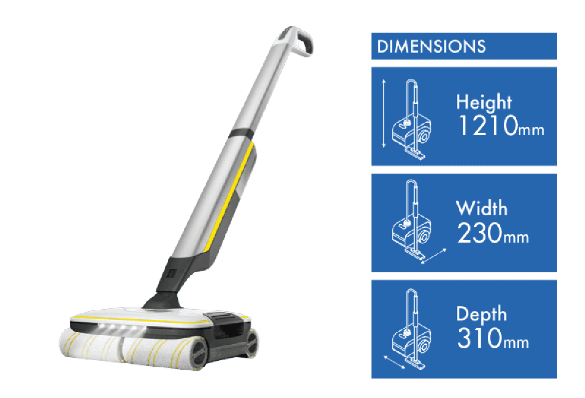 Karcher FC7 Cordless Hard Floor Cleaner 1.055-705.0