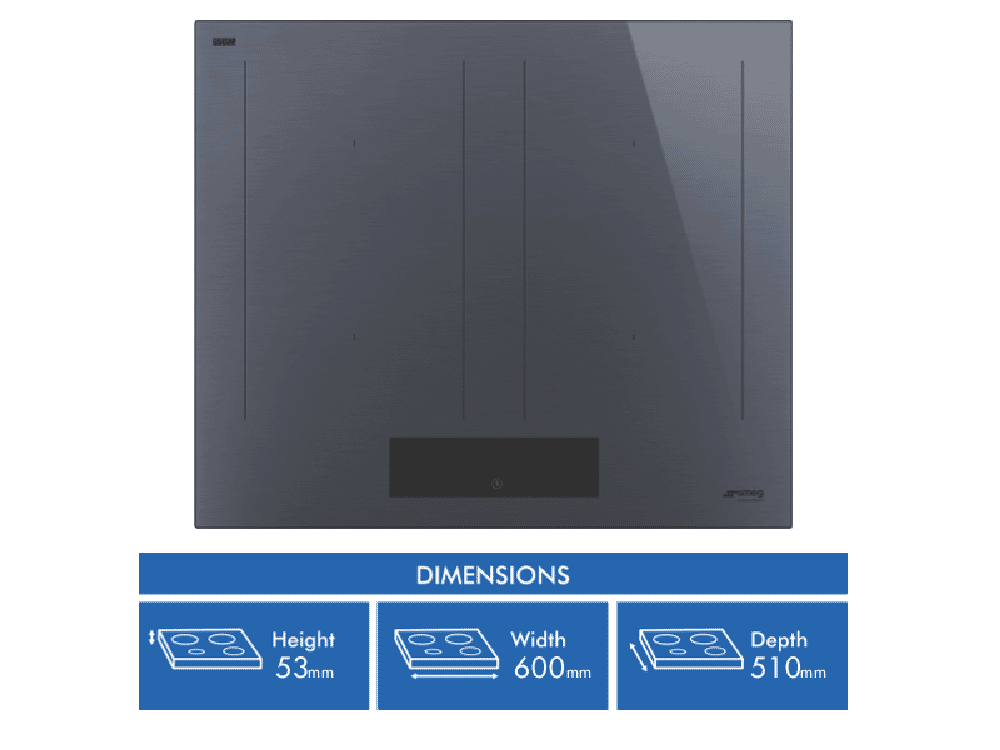 Smeg 60cm Linea Induction Cooktop SIM1644DG