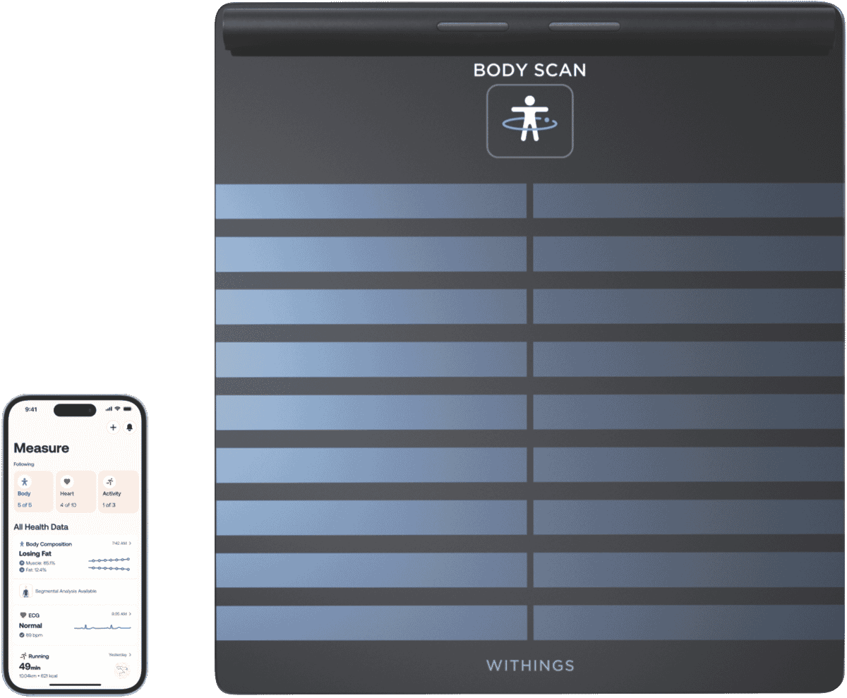 Withings Body Scan Scale (Black) WBS08-BLACK