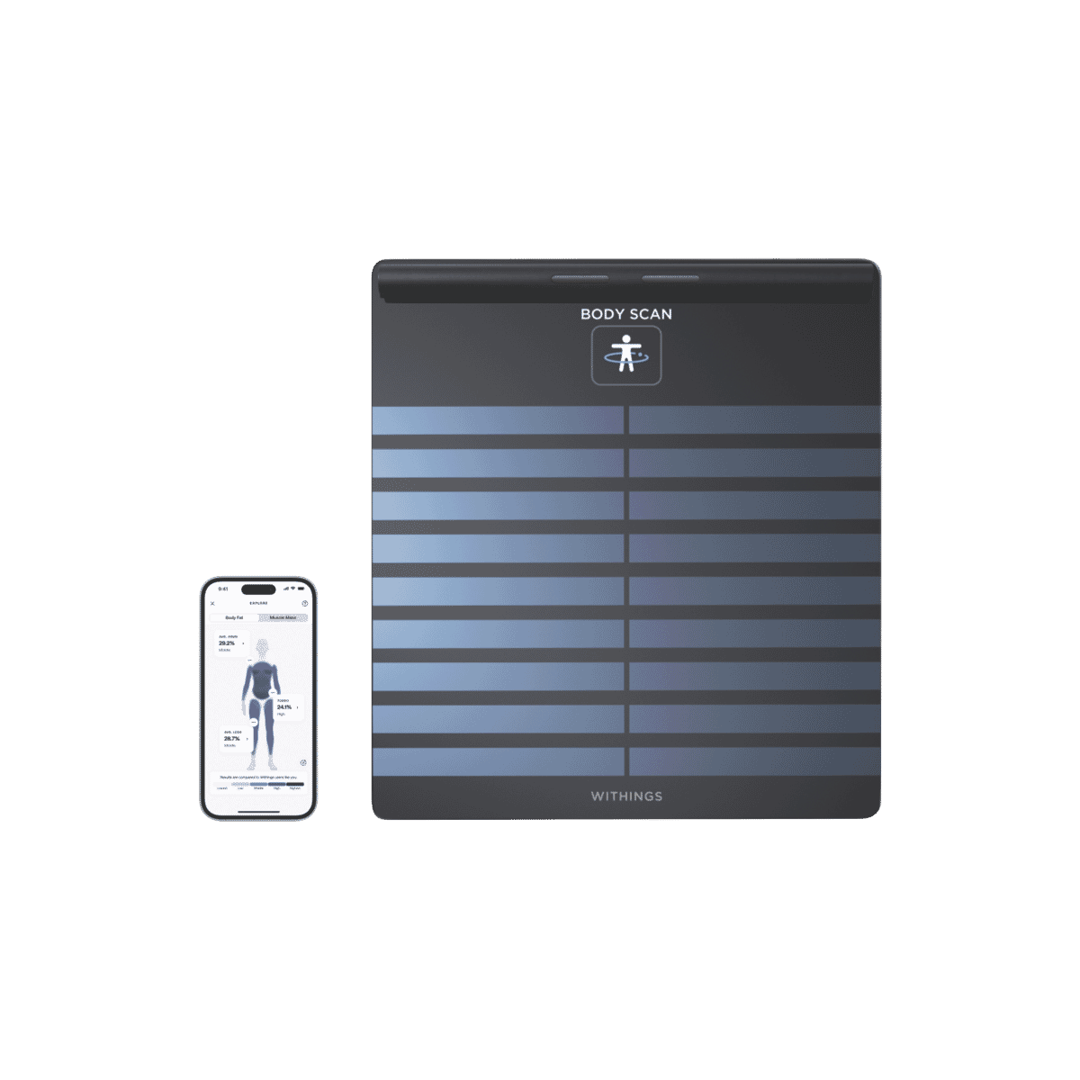 Withings Body Scan Scale (Black) WBS08-BLACK