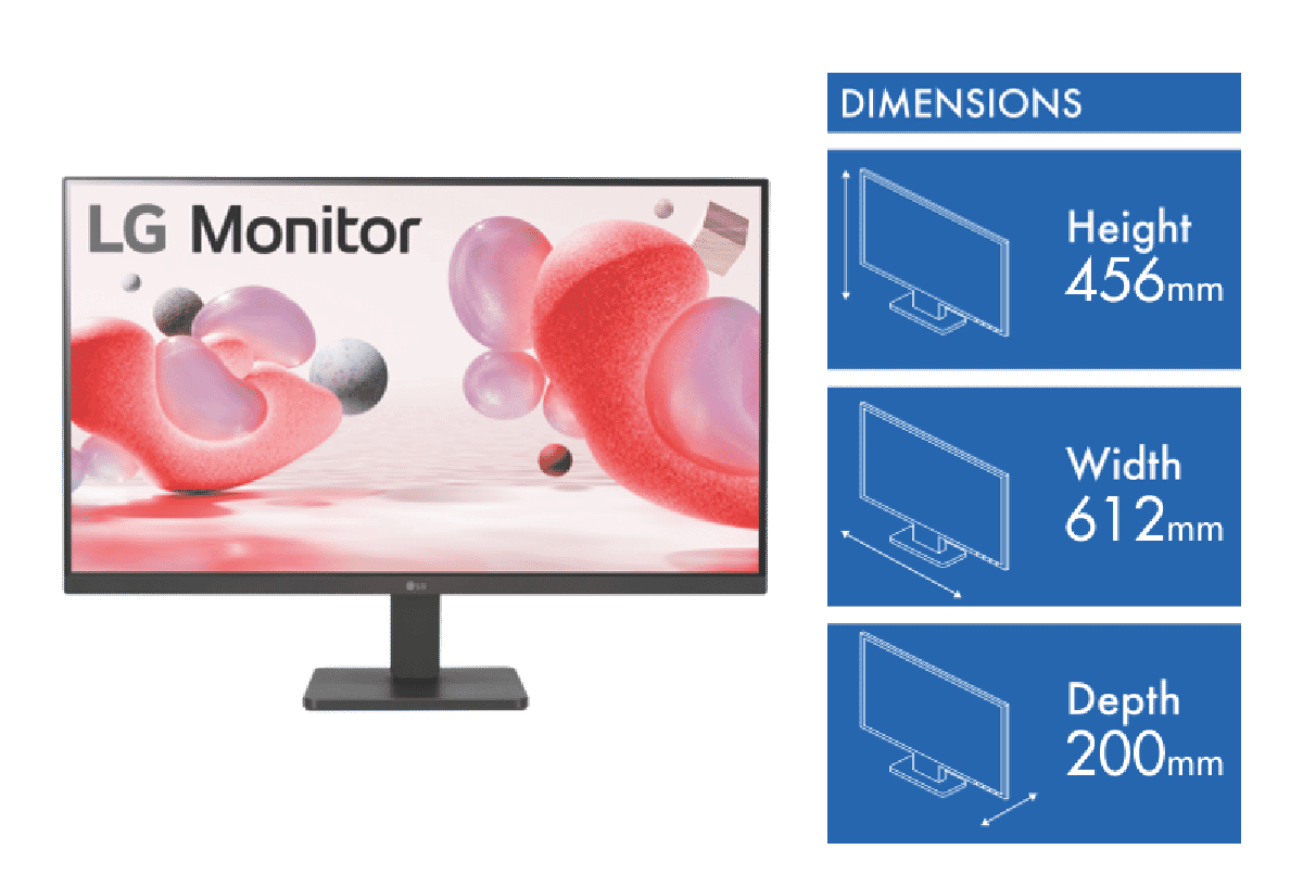 LG 27" FHD Monitor 27MR400-B.AAU