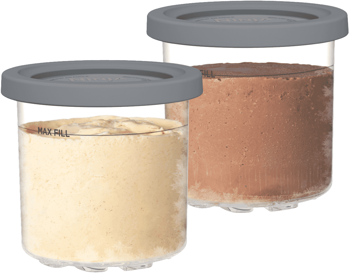 Ninja 2 x 470ml NC300 Creami Ice Cream Maker Tubs XSKPNTLID2