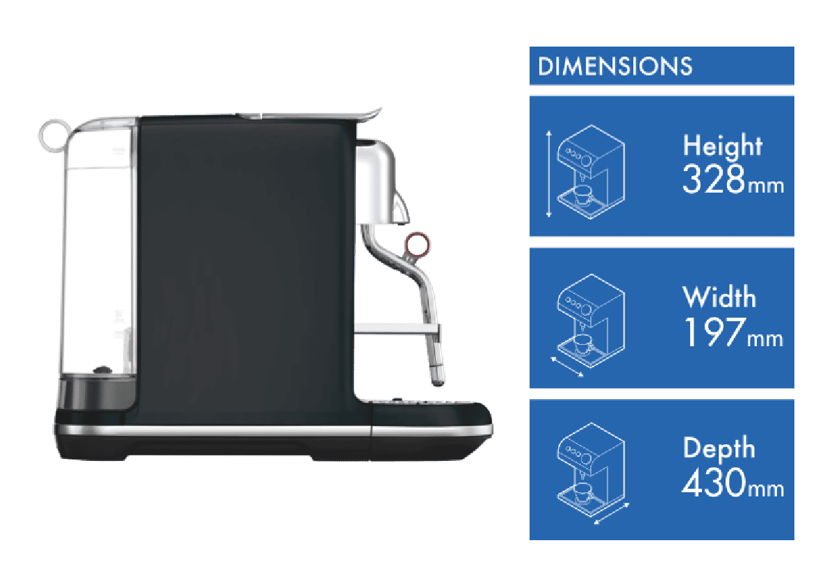 Nespresso The Creatista Pro Black Truffle BNE900BTR