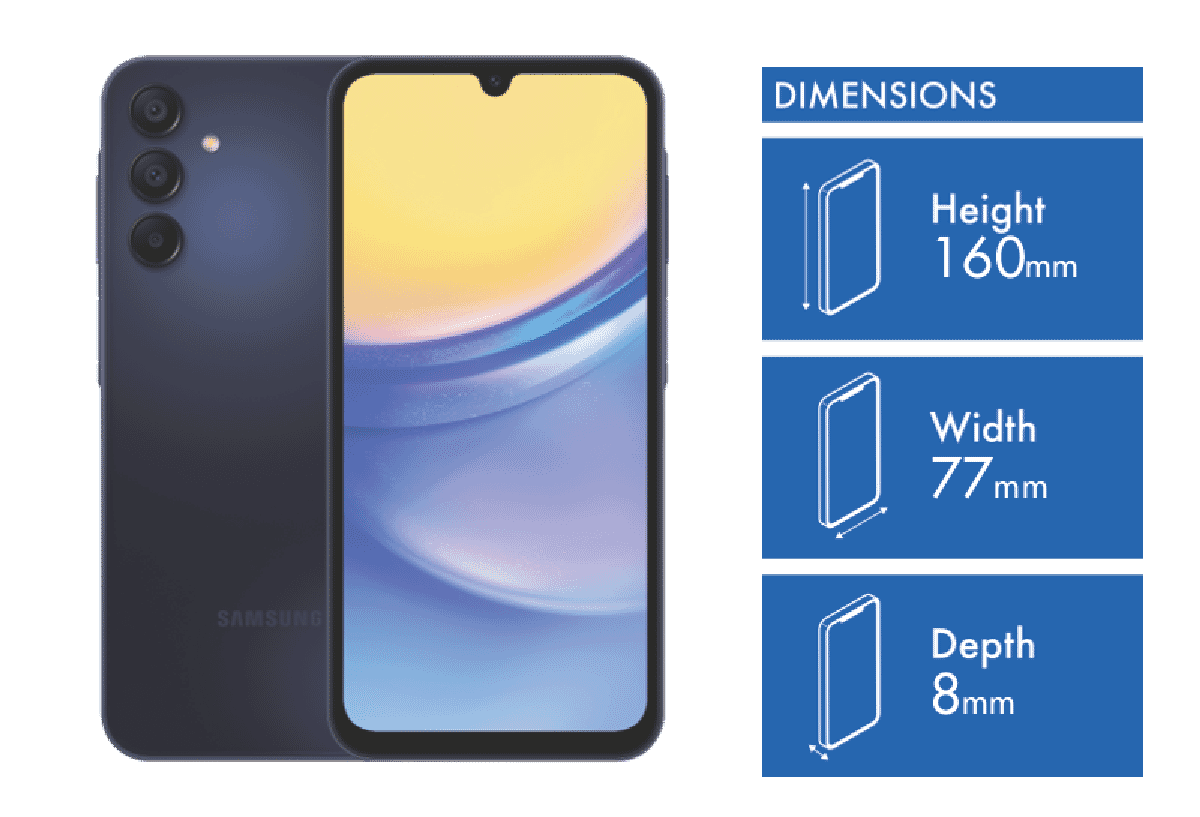 Samsung Galaxy A15 5G 128GB Blue Black 11901315528