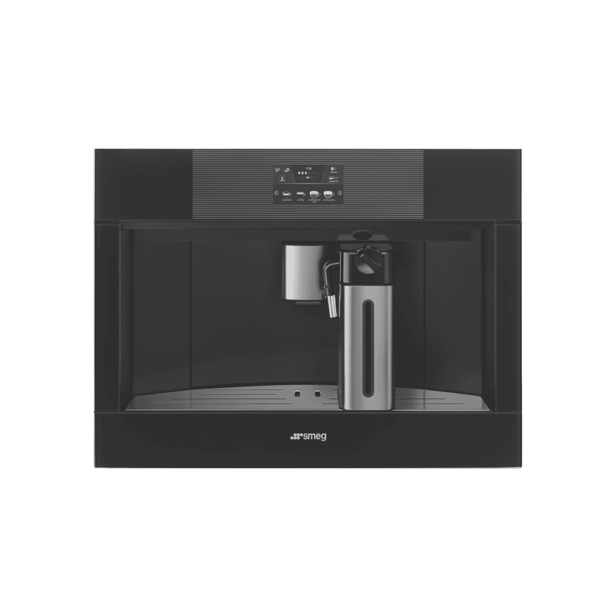 Smeg Linea Coffee Maker Frameless Black CMS4104B3