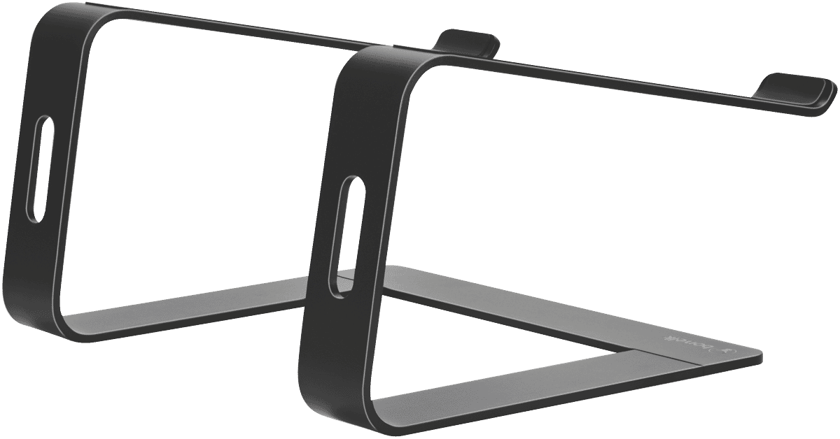 Bonelk Elevate Stance Aluminium Riser Laptop Stand (Black) ELK-70419-R