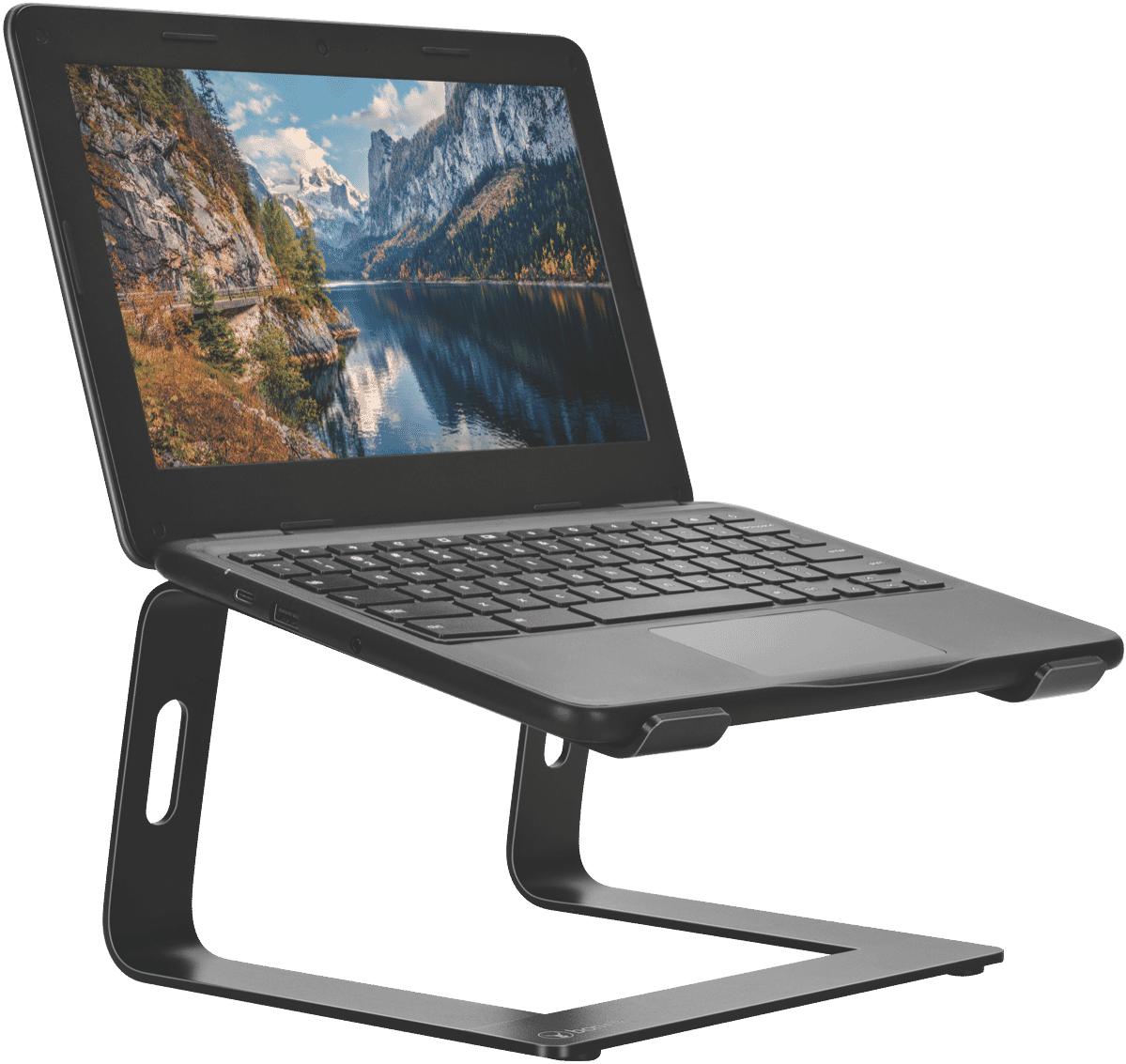 Bonelk Elevate Stance Aluminium Riser Laptop Stand (Black) ELK-70419-R