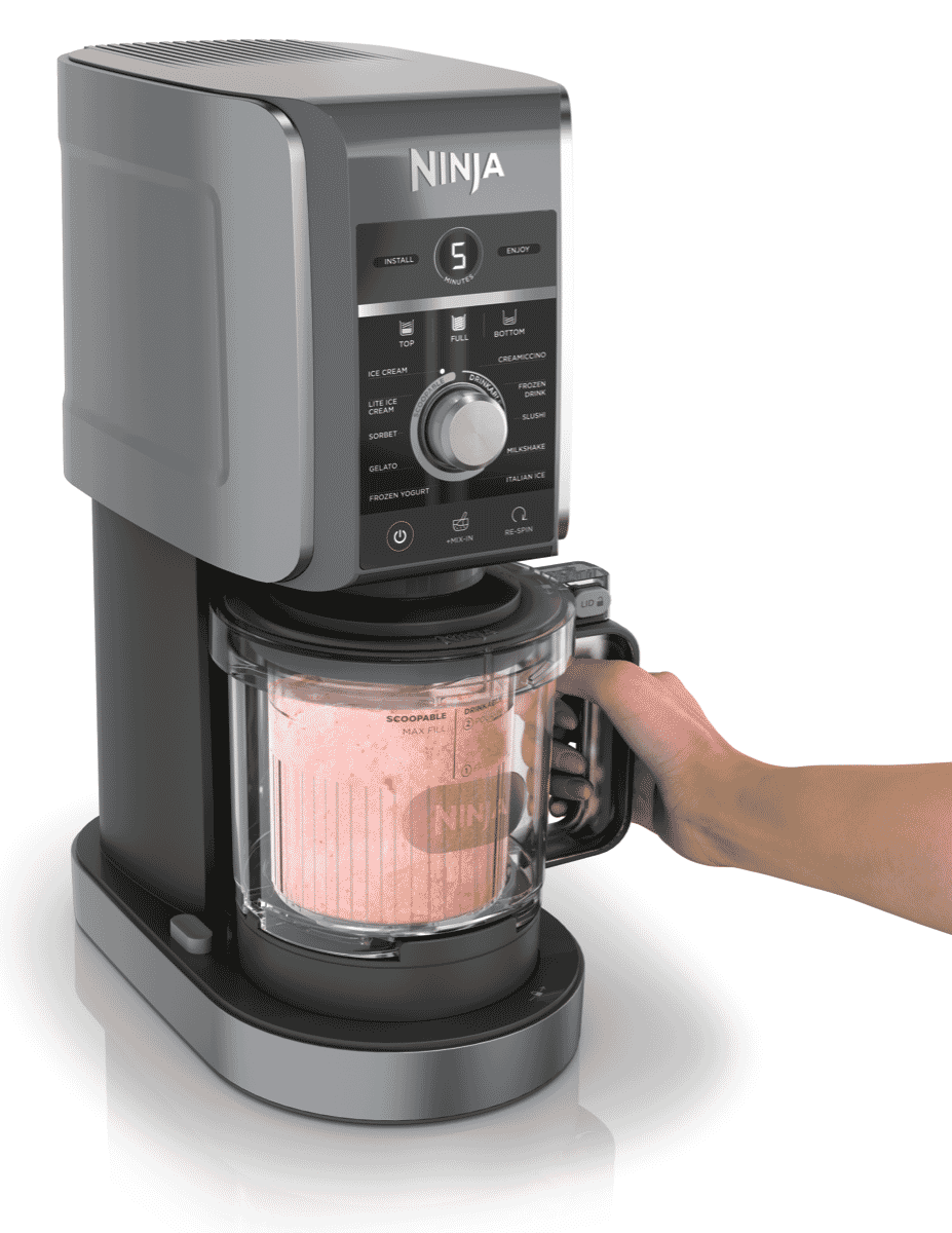 Ninja Creami Deluxe Ice Cream Maker Silver NC501