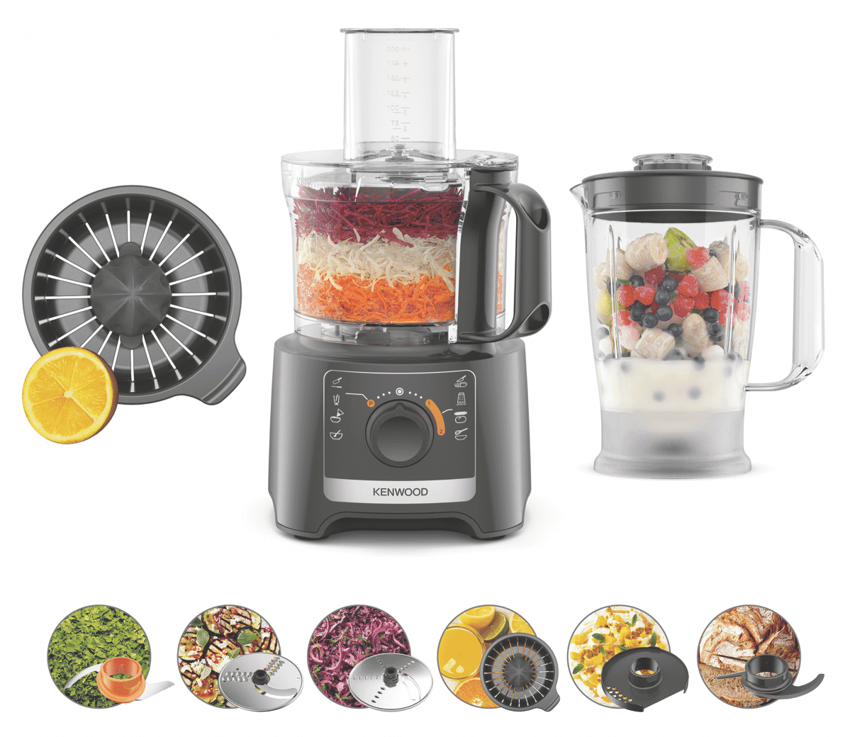 Kenwood Multi Pro Compact All In One System Food Processor And Blender ...