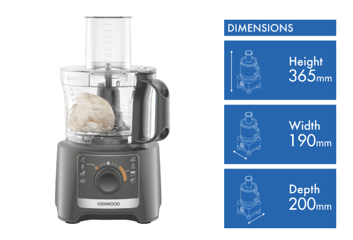 Kenwood Multi Pro Compact All In One System Food Processor And Blender ...