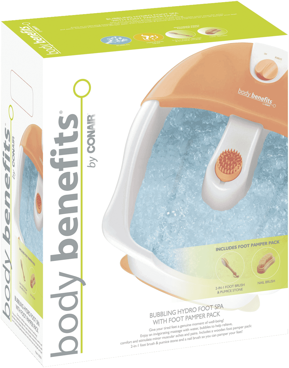 Conair Bubbling Hydro Foot Spa And Foot Pamper Pack CFB5TA