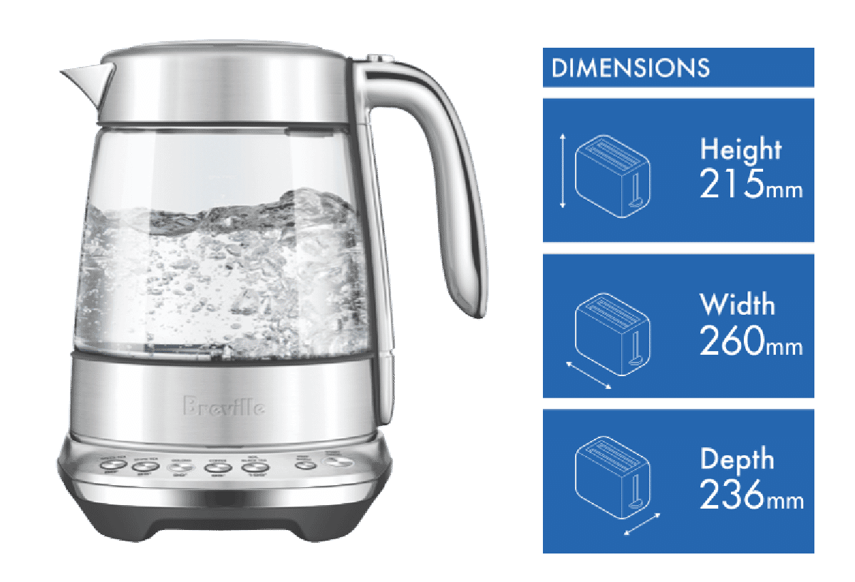 Breville The Smart Crystal Luxe BKE855BSS4JAN1