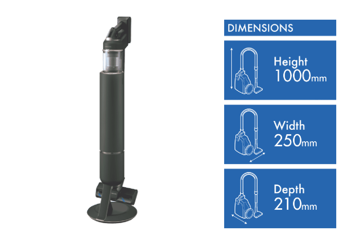 Samsung BESPOKE Jet Plus Complete Cordless Vacuum Green VS20B95943N