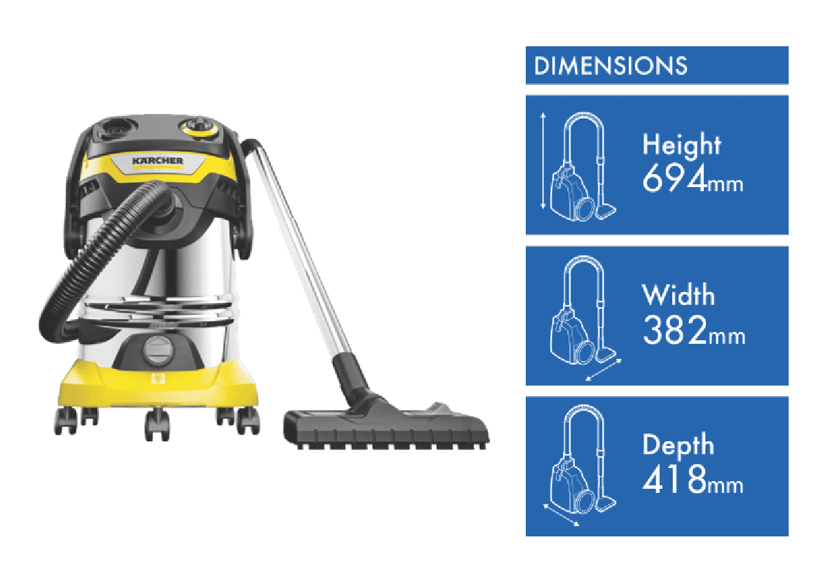 Karcher WD5 S Wet & Dry Vacuum Cleaner 1.628-369.0