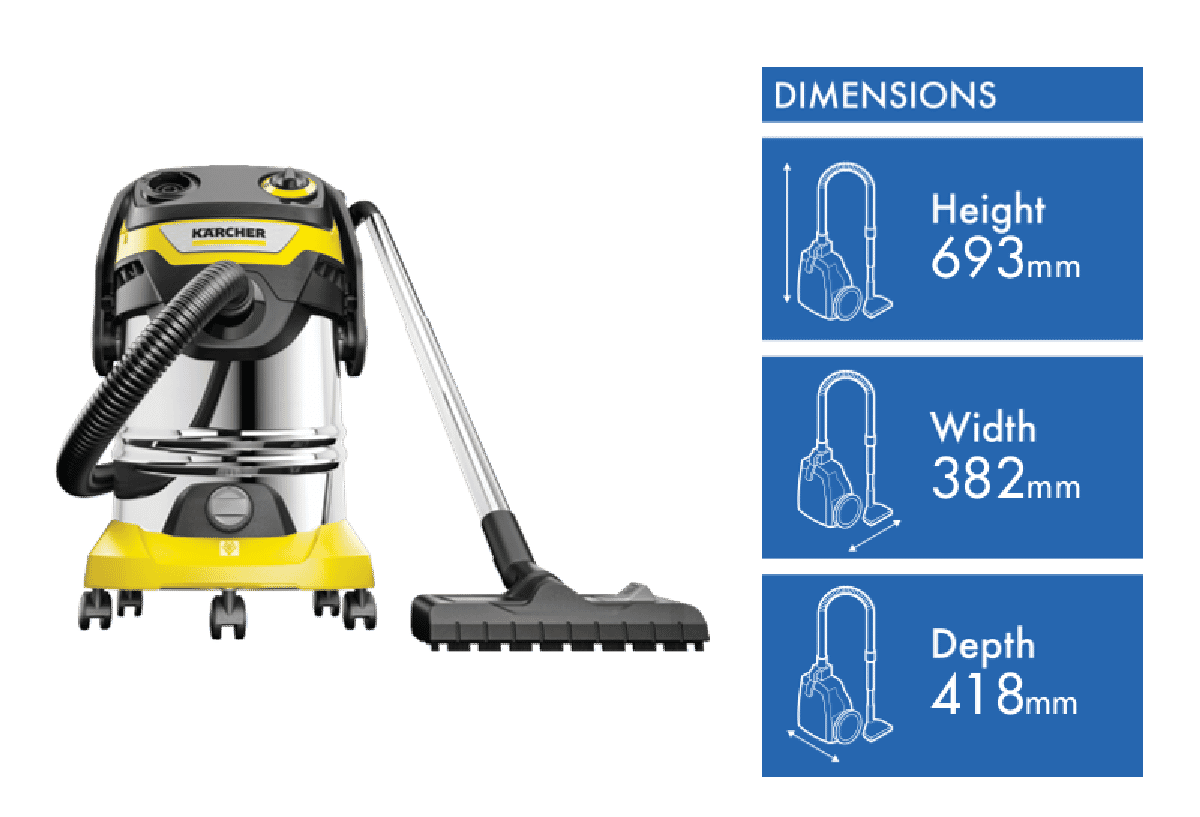 Karcher WD5 S Wet & Dry Vacuum Cleaner 1.628-369.0