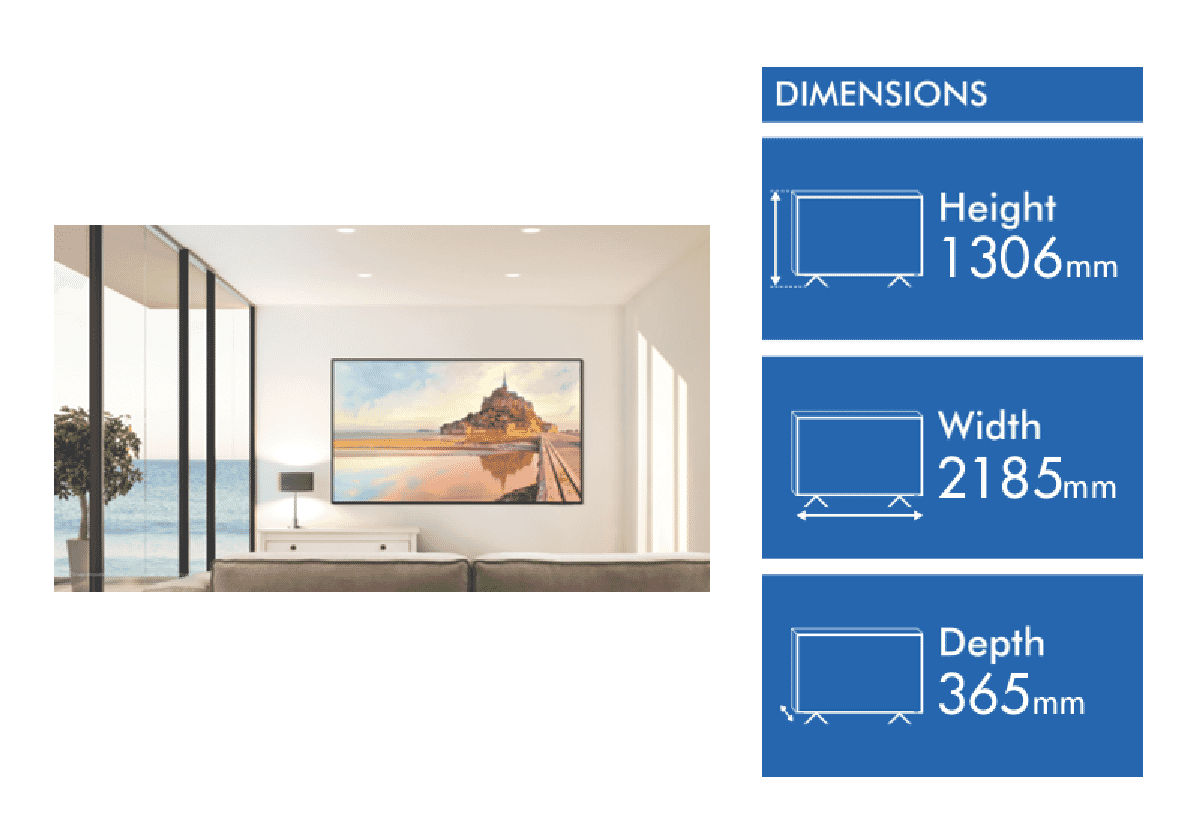 Samsung 98" QN90D 4K Neo QLED Smart TV 24 QA98QN90DAWXXY