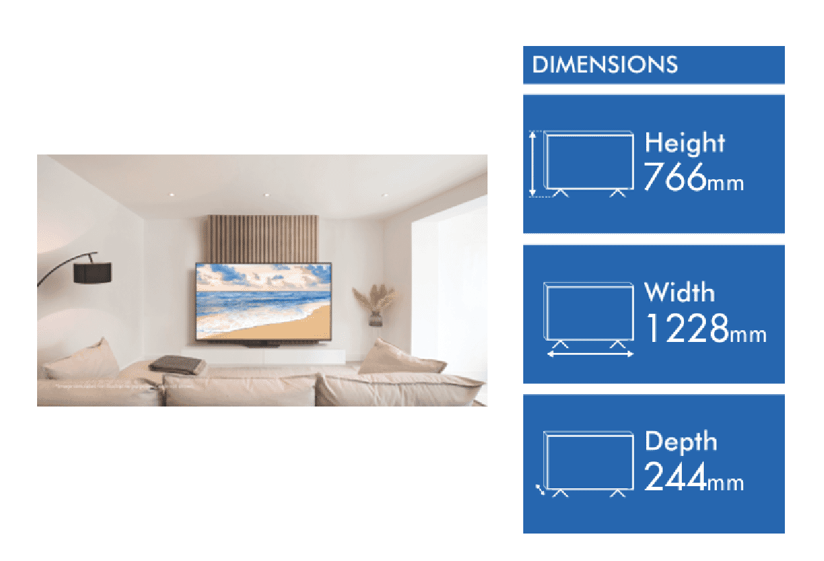 Samsung 55" QN85D 4K Neo QLED Smart TV 24 QA55QN85DBWXXY