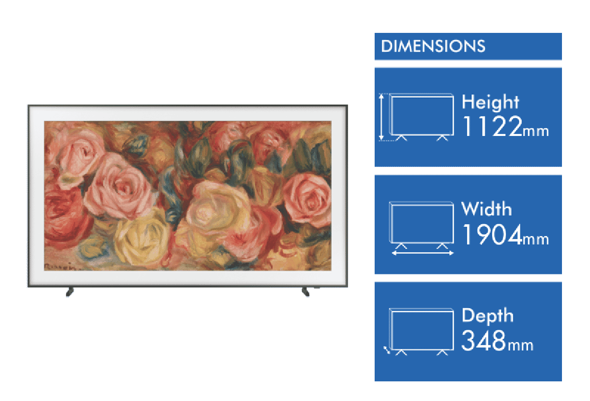 Samsung 85" The Frame 4K QLED Smart TV 24 QA85LS03DAWXXY