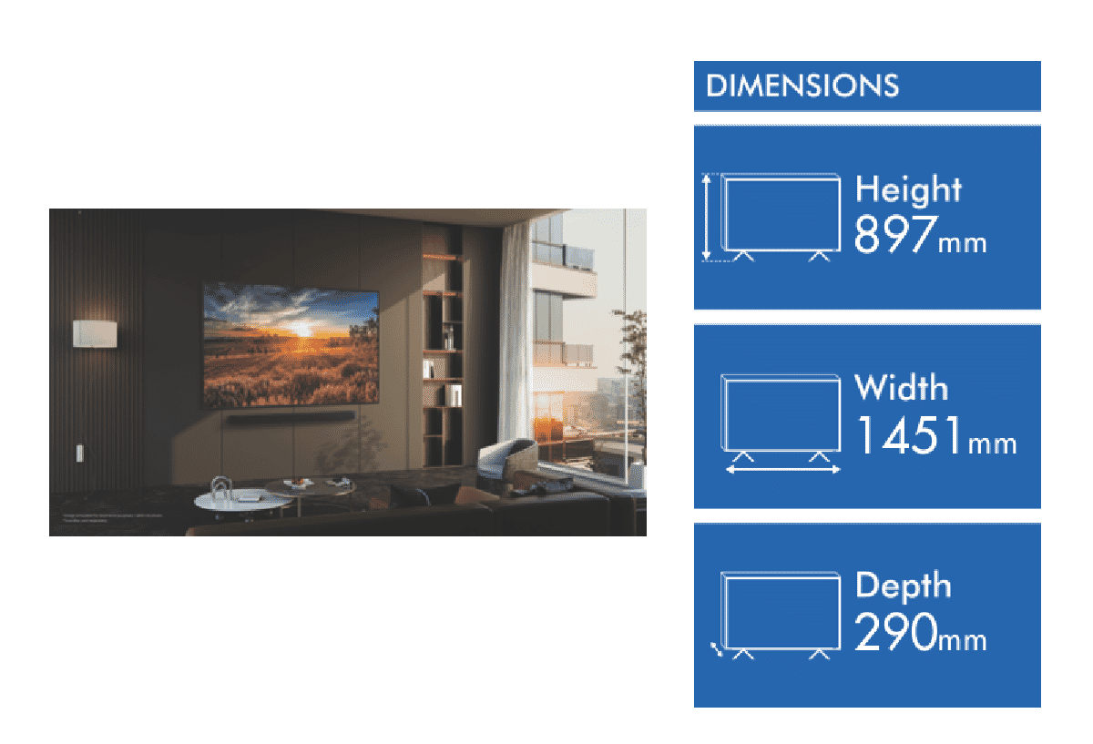 Samsung 65" Q60D 4K QLED Smart TV 24 QA65Q60DAWXXY