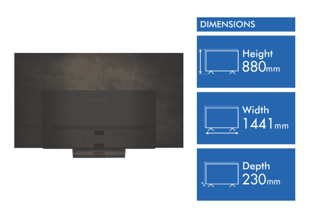 LG 65" OLED EVO C4 4K Smart TV 24 OLED65C4PSA