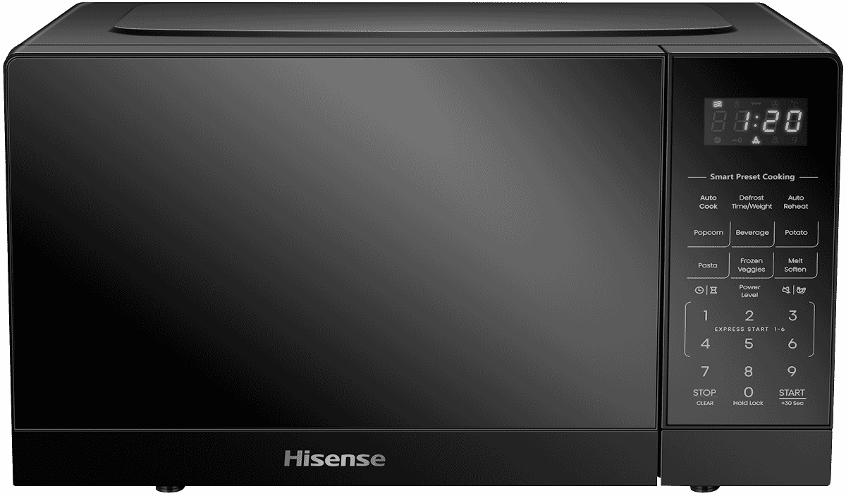 Hisense 20L 800W Compact Microwave Black HMAS2008BP