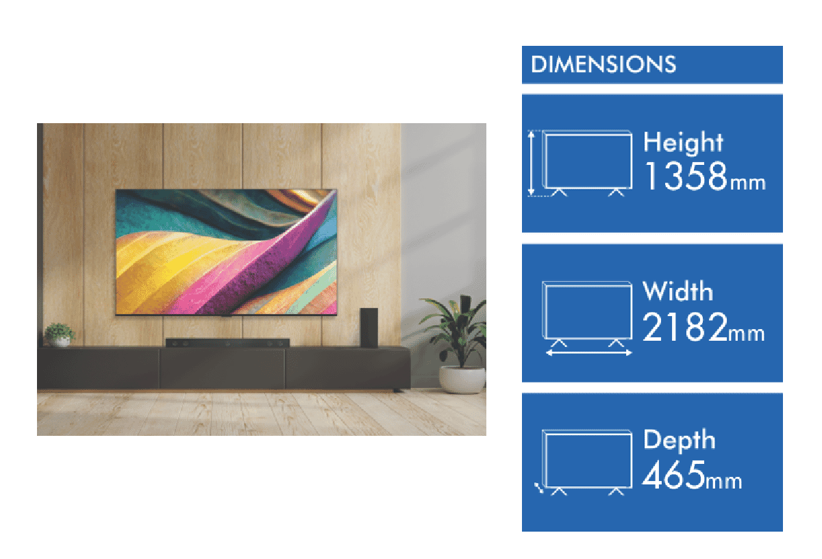 LG 98" QNED89 4K Full Array LED Smart TV 24 98QNED89TSA