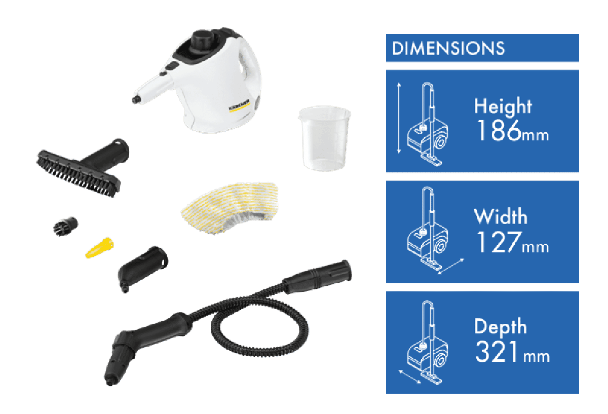 Karcher SC1 Handheld Steam Cleaner 1.516-453.0