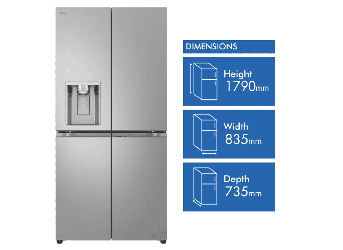 LG 506L French Door Refrigerator GF-LN500PL
