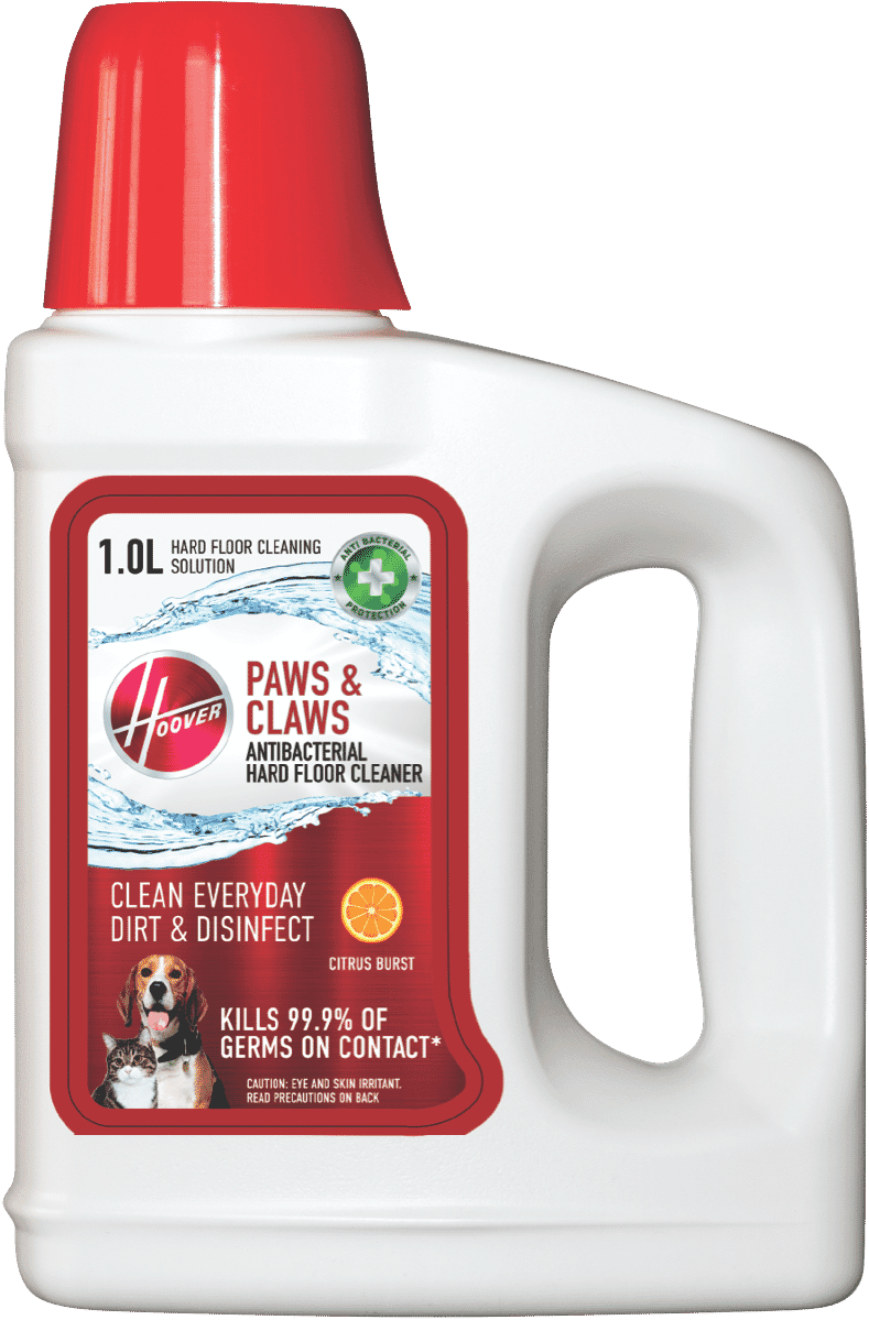 Hoover Paw & Claws Antibacterial Hard Floor Cleaning Solution 1L FPCMFAB1L22D2