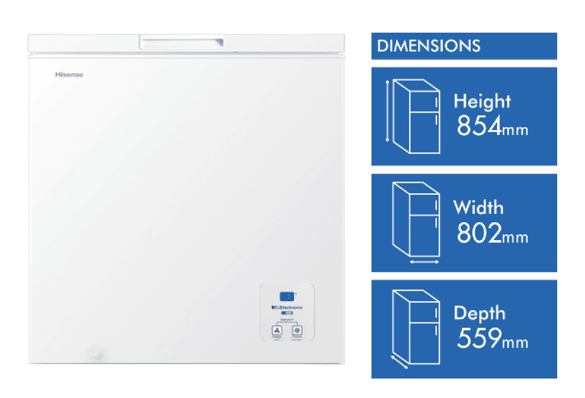 Hisense 200L Hybrid Chest Freezer HRCF201