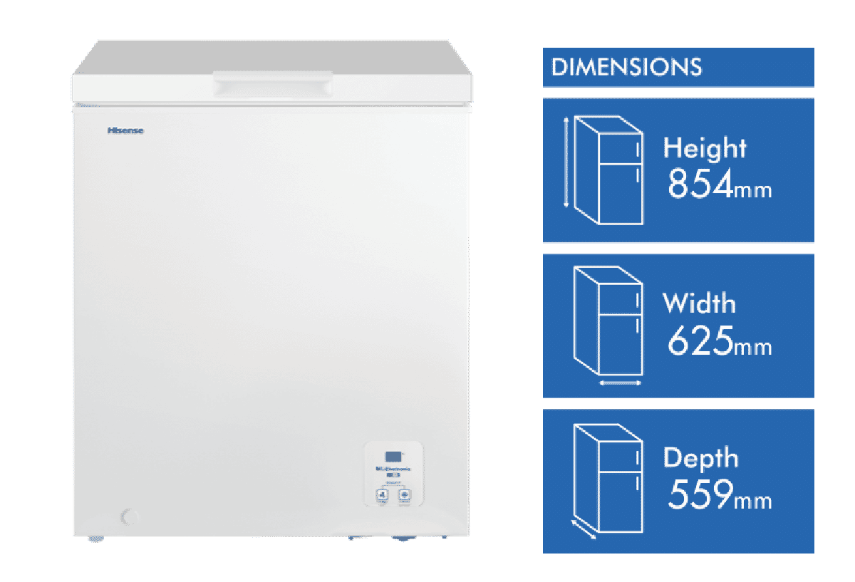 Hisense 145L Hybrid Chest Freezer HRCF146