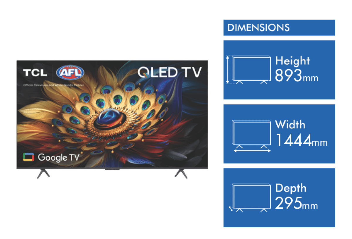 TCL 65" C655 QLED Google TV 24 65C655