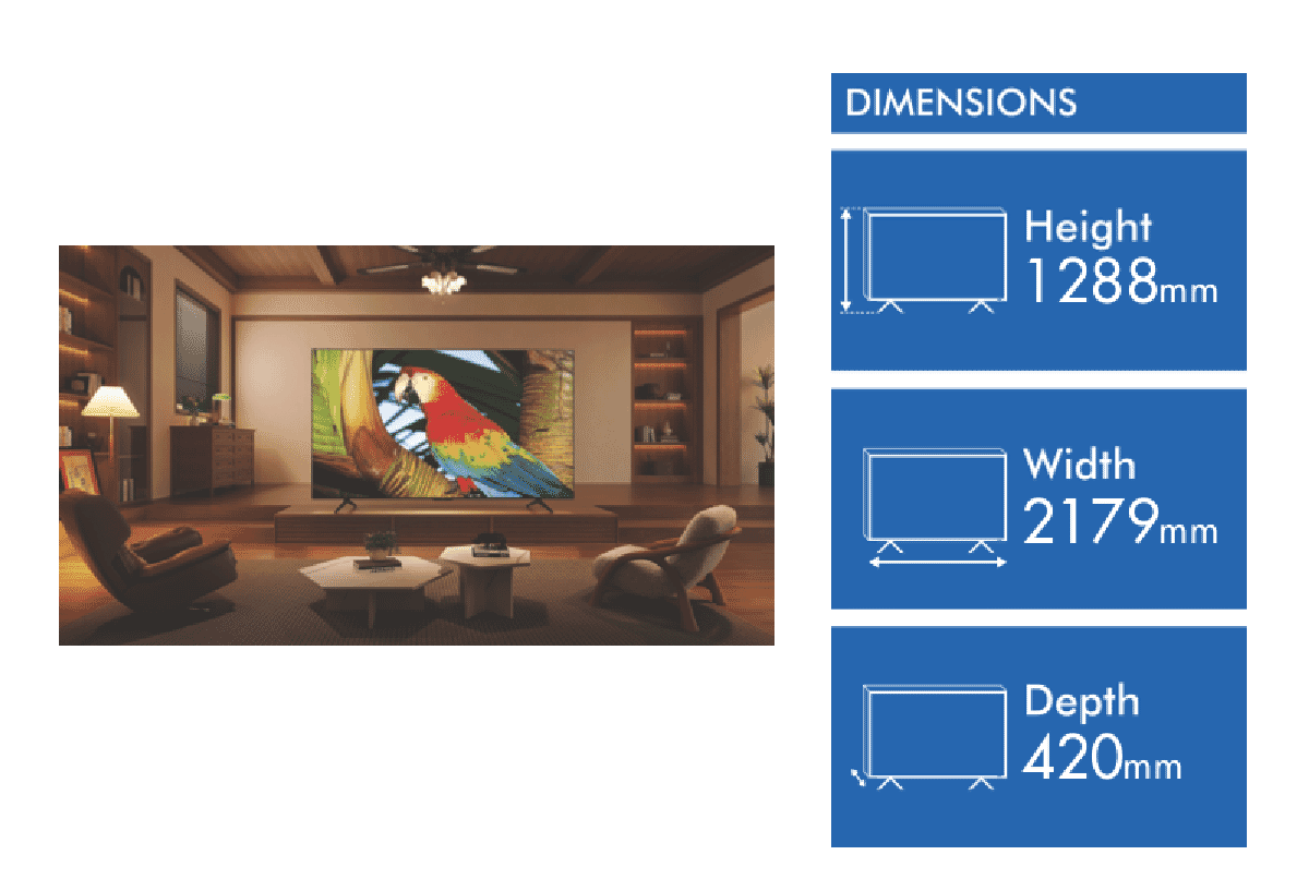 TCL 98" C655 QLED Google TV 24 98C655