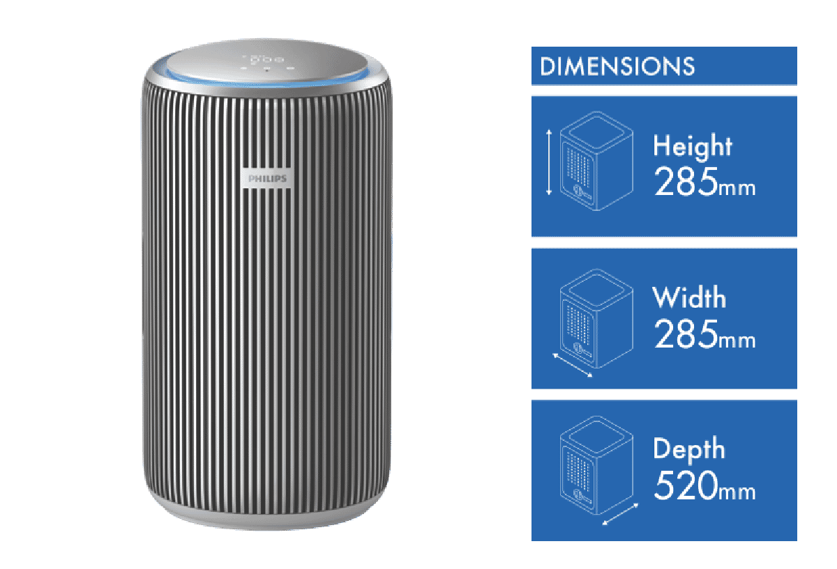 Philips 4200i Series Air Purifier Silver AC4220/12
