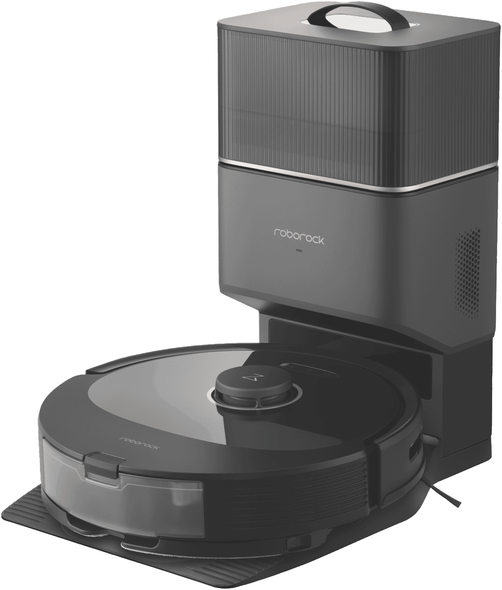 Roborock Q8 Max+ Robotic Vacuum and Mop with Auto-Emptying Docking RR ...