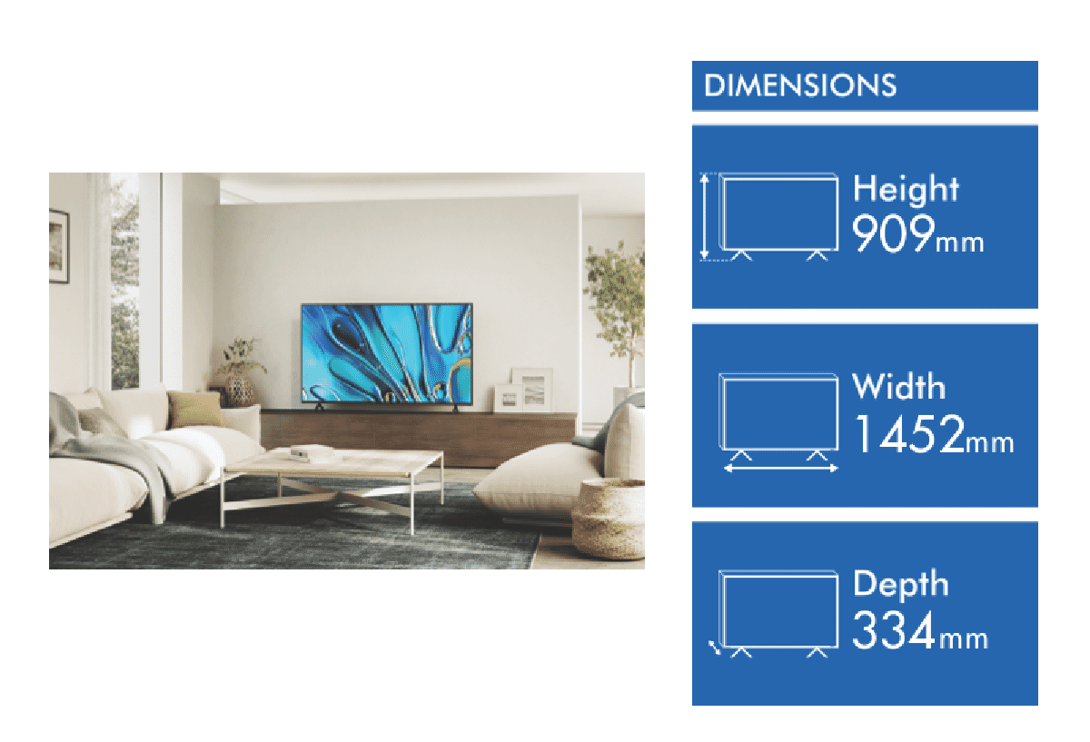 Sony 65" S30 BRAVIA 4K HDR Google TV 24 K65S30