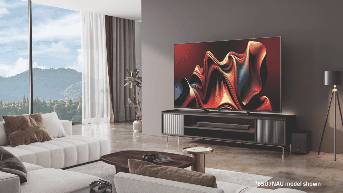 Hisense 55" U7NAU 4K Mini-LED QLED Smart TV 24 55U7NAU