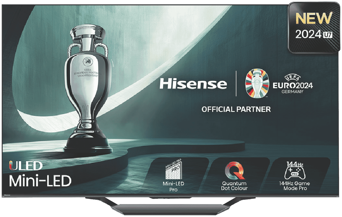 Hisense 55" U7NAU 4K Mini-LED QLED Smart TV 24 55U7NAU