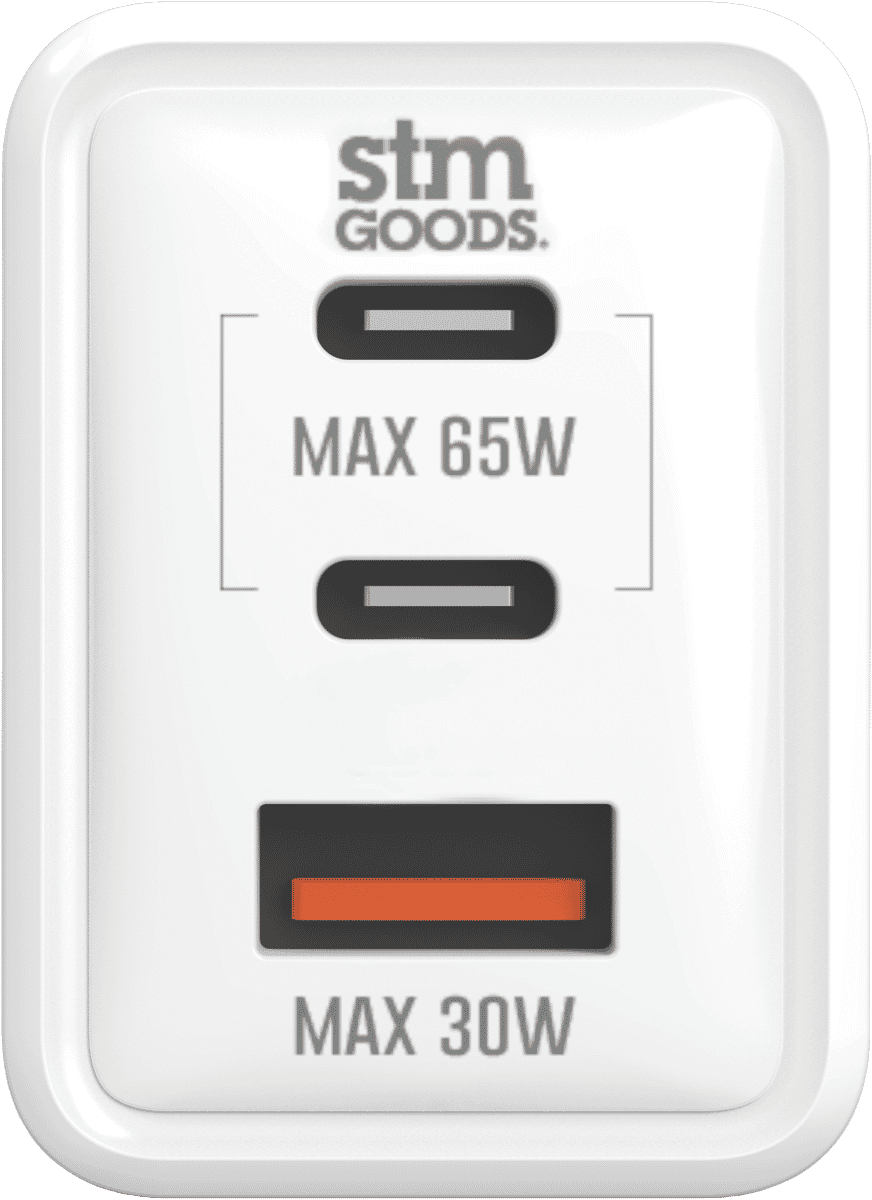 STM 65W 3xPort Power Adapter Universal White 5872625
