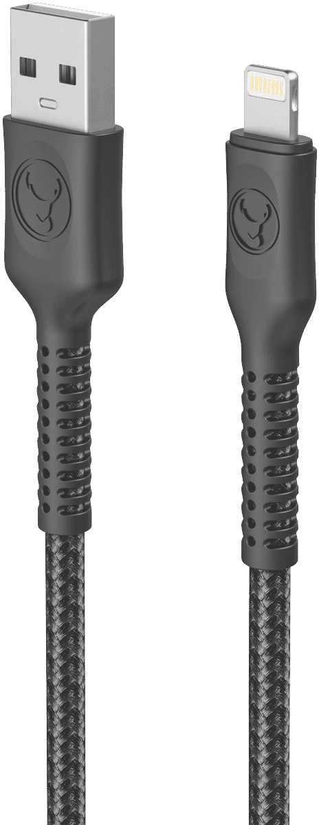 Bonelk Long-Life USB-A to Lightning Cable 1.2m Black ELK-01061-R