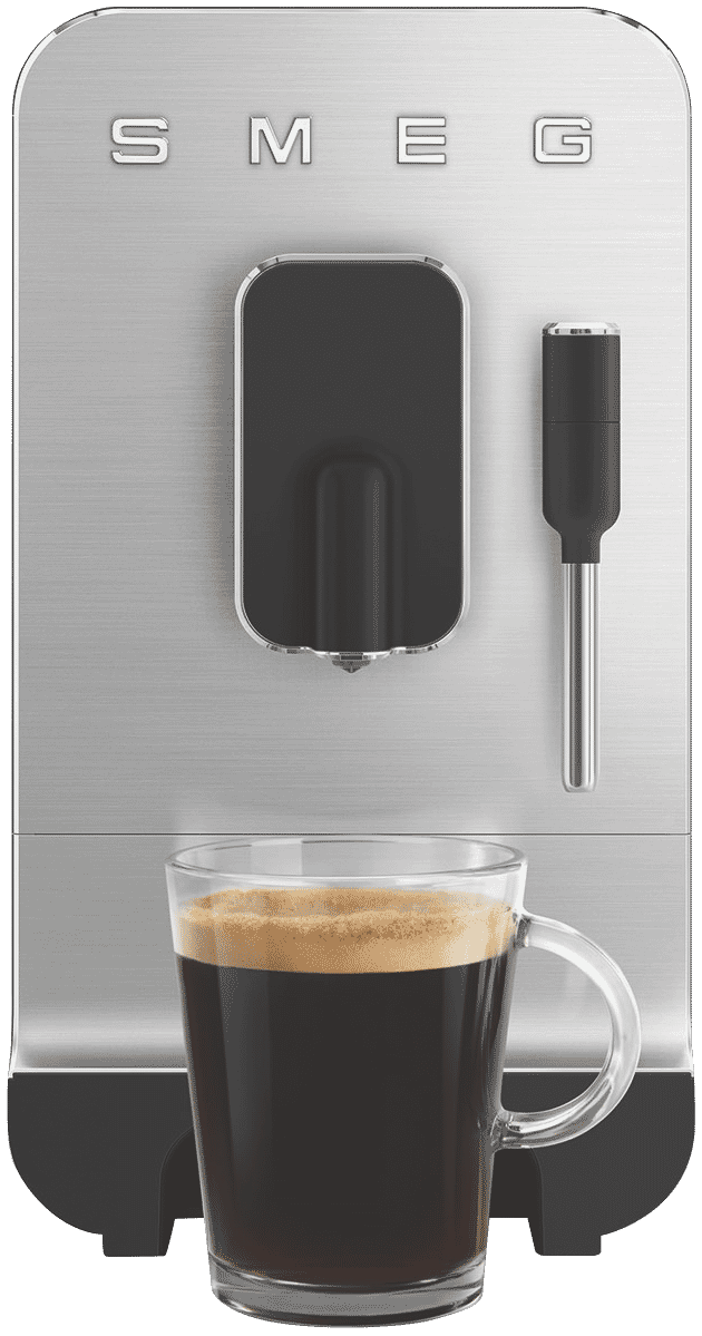 Smeg Bean To Cup Coffee Machine With Steam Wand Matte Black BCC12BLMAU