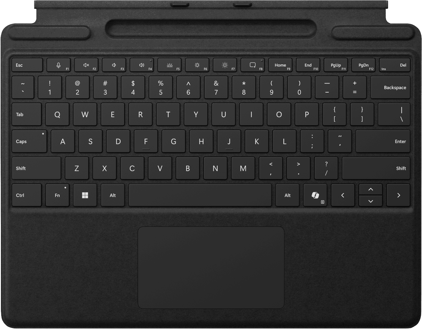 Microsoft Surface Pro 13 Inch Keyboard Bundle with Slim Pen (Black) 8X6 ...
