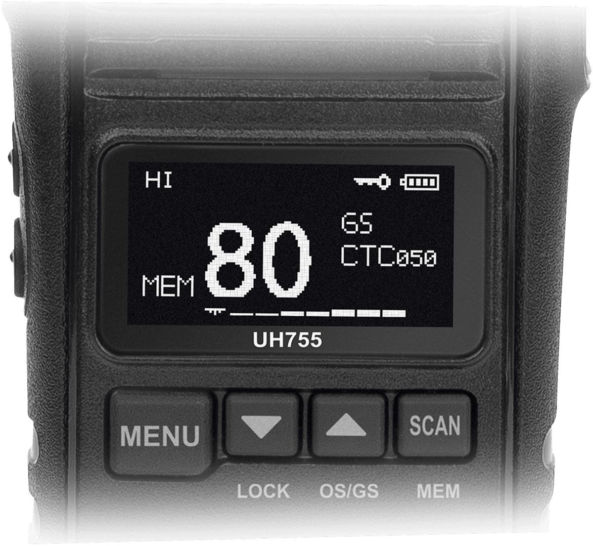 Uniden 5 Watt UHF Splashproof CB Handheld Radio UH755