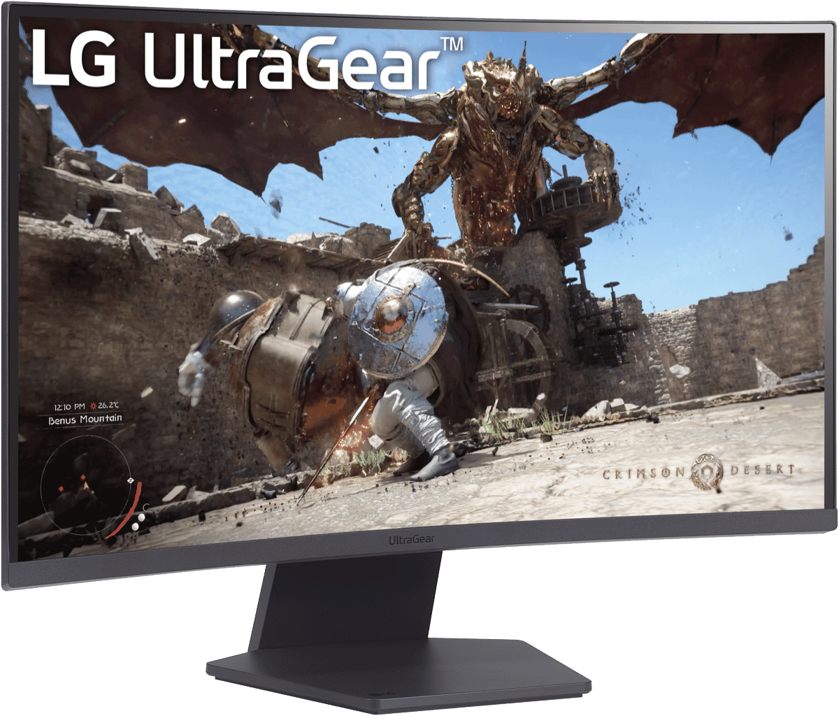 LG 27" QHD Curved Gaming Monitor 27GS60QC-B.AAUQ