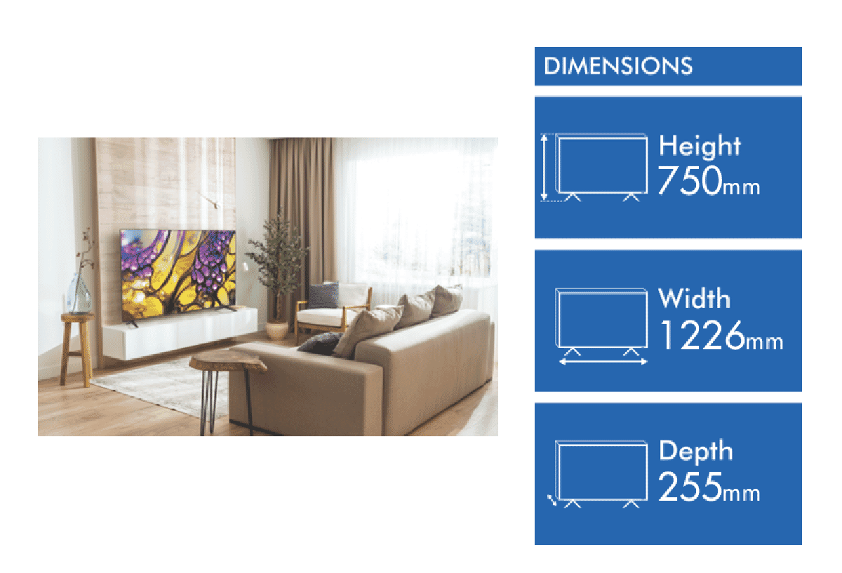 FFALCON 55" 4K UHD Google TV 24 FF55U64