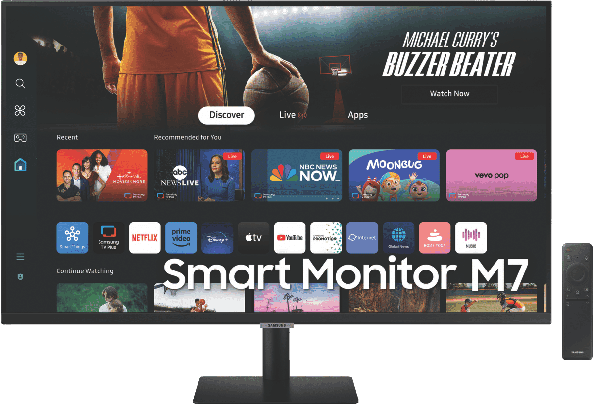 Samsung 32" Smart M70D Monitor LS32DM700UEXXY