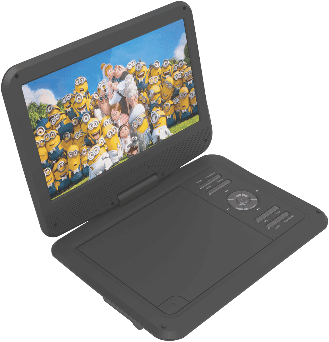 Laser 10 Portable DVD Player With Anti-Skip Technology 2024 DVD-PT-10D