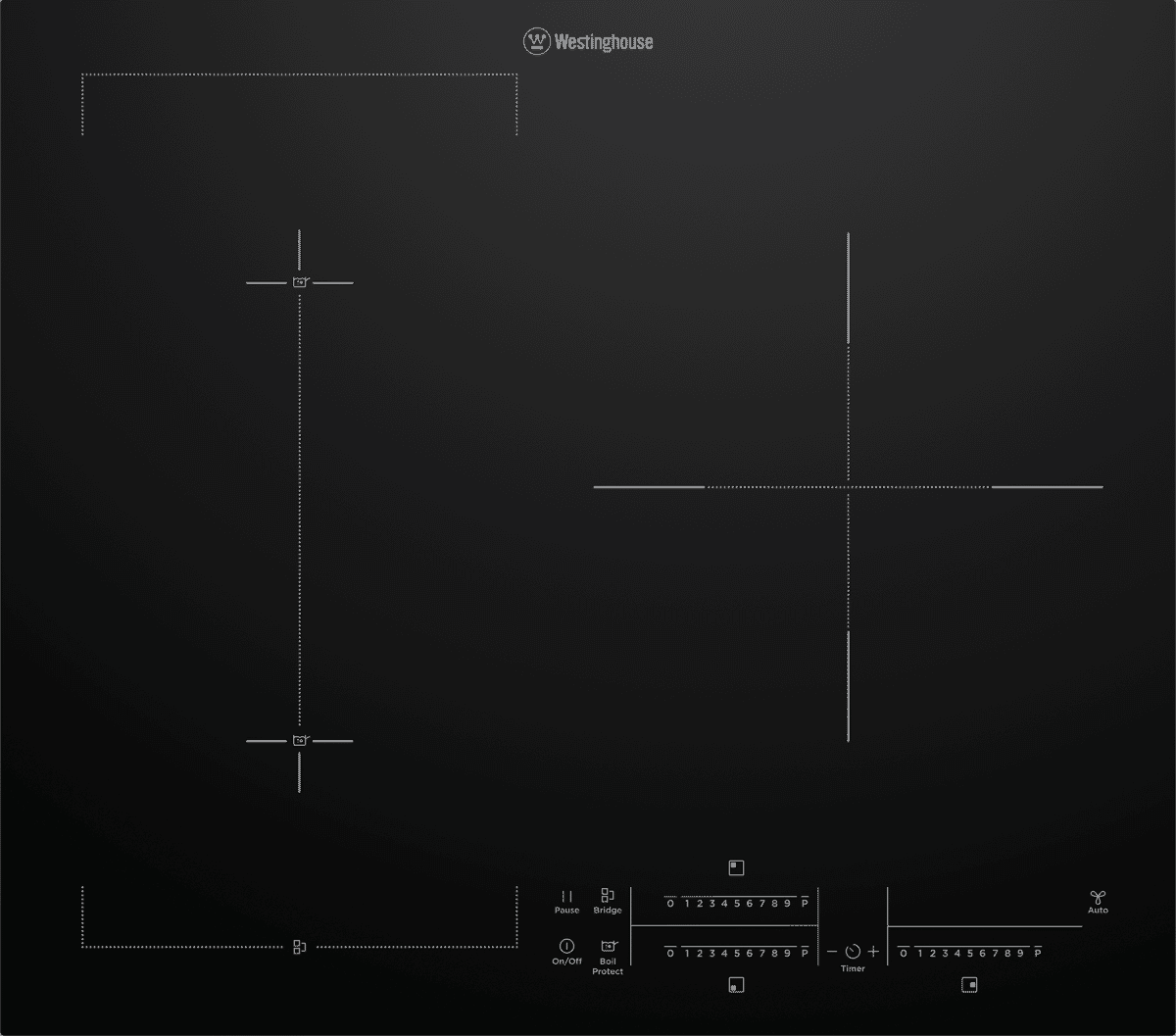 Westinghouse 60cm Induction Cooktop WHI635BE