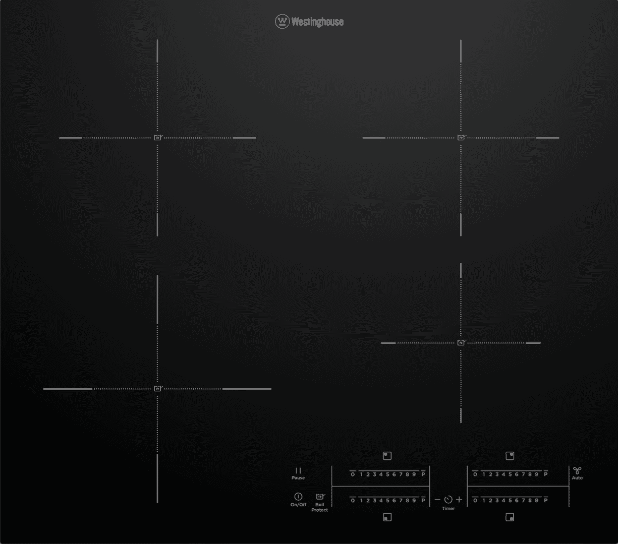 Westinghouse 60cm Induction Cooktop WHI643BE